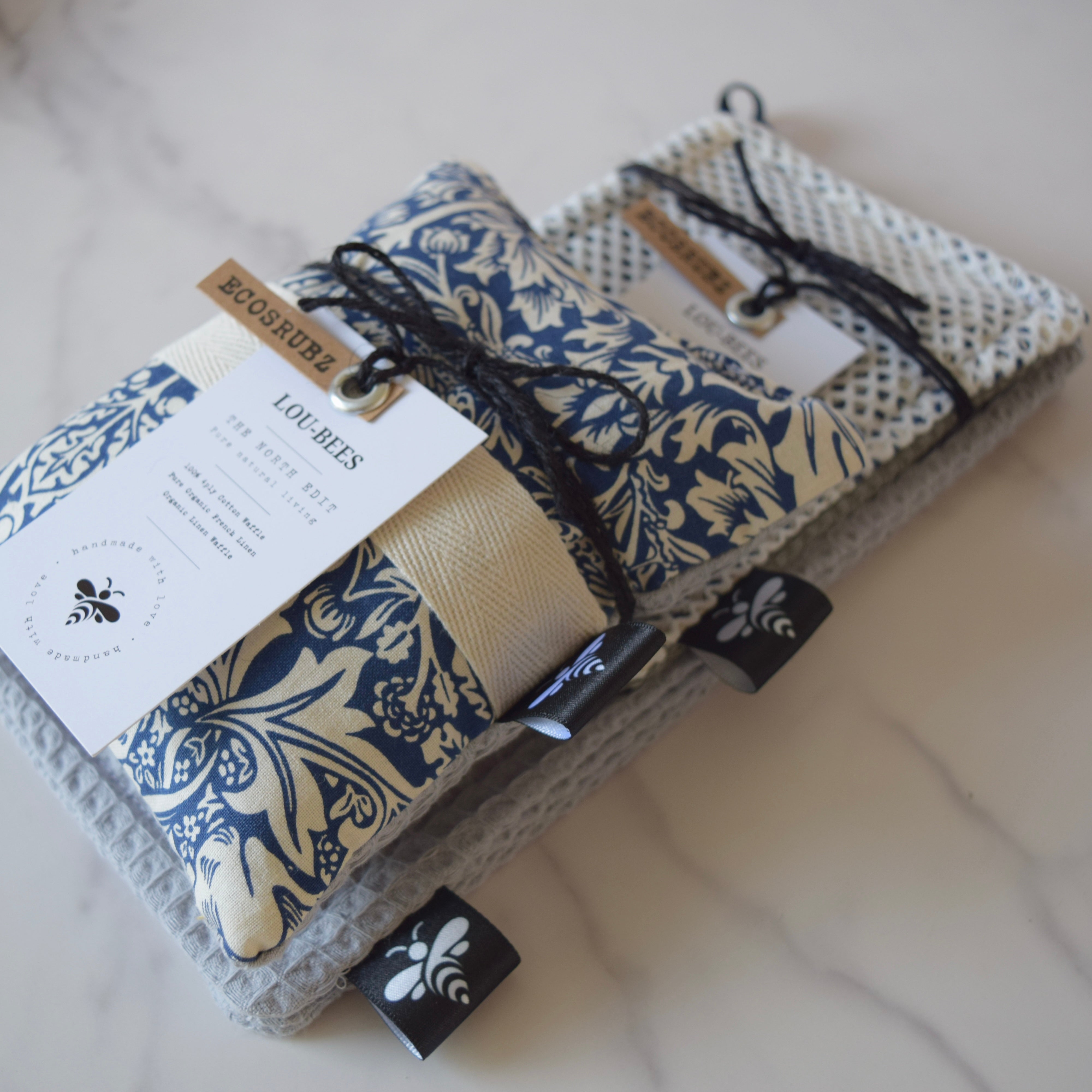 Kitchen Trio William Morris Brother Rabbit - Tea Towels & Dish Mat Set ...